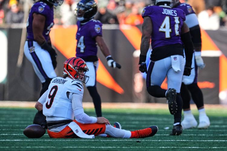 Joe Burrow blames himself after shutout loss to Ravens that ends ...