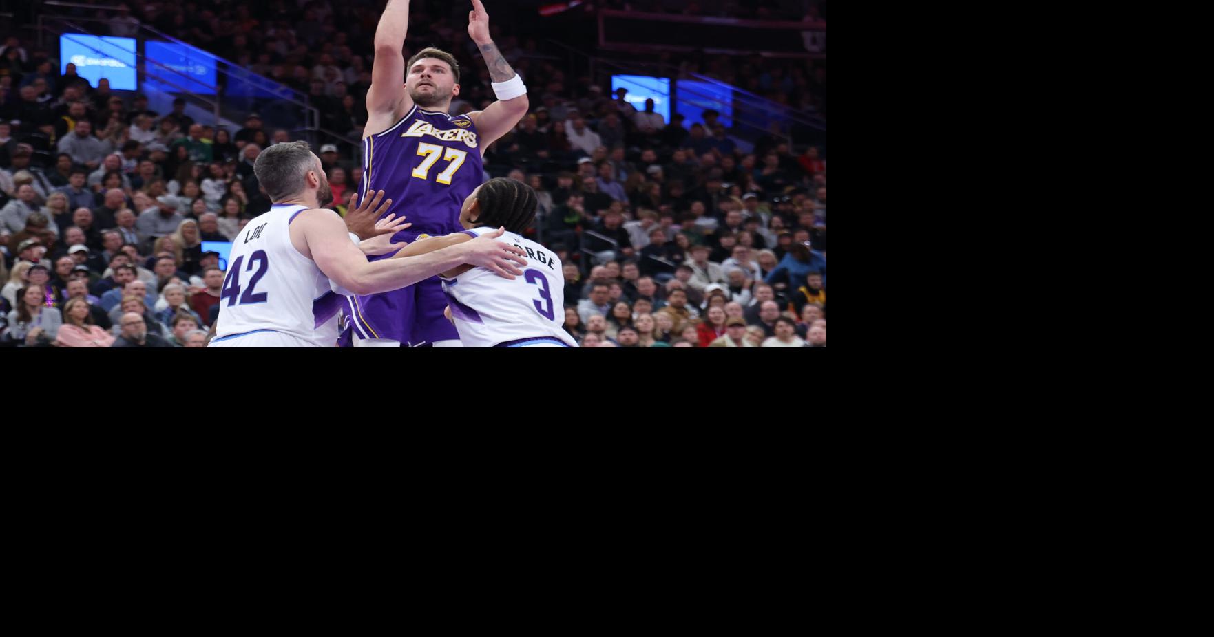 LeBron James cites 'Luka magic' as Doncic has 45-point triple-double ...