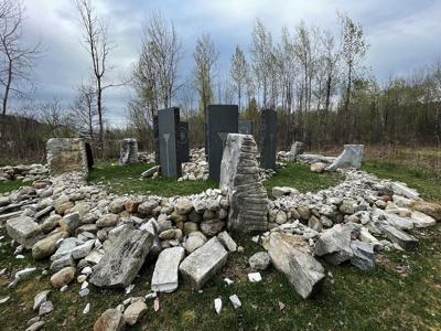 Vandals destroy windows, stone wall at Carving Studio | Local News ...