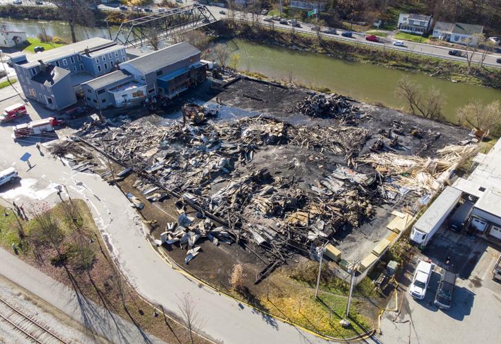 Fire destroys rk MILES lumberyard and firetruck in Montpelier | Local ...