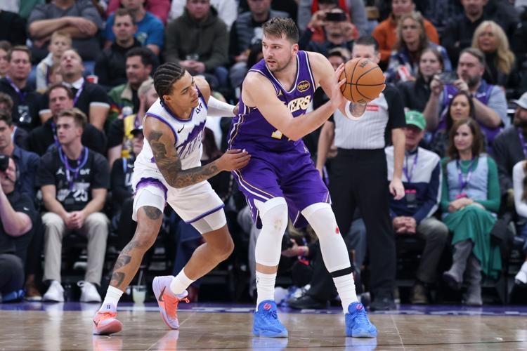 LeBron James cites 'Luka magic' as Doncic has 45-point triple-double ...