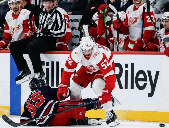 Red Wings score 4 times in third period to beat Jets 5-1 | Pro National ...