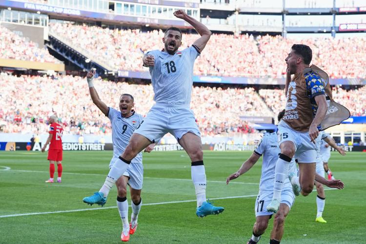 Detained by US customs 2 weeks ago, Aymen Hussein scores for Iraq in ...