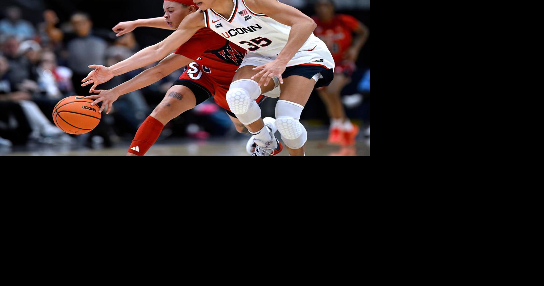 Strong, Fudd star as top-ranked UConn rolls past St. John's for 32nd ...