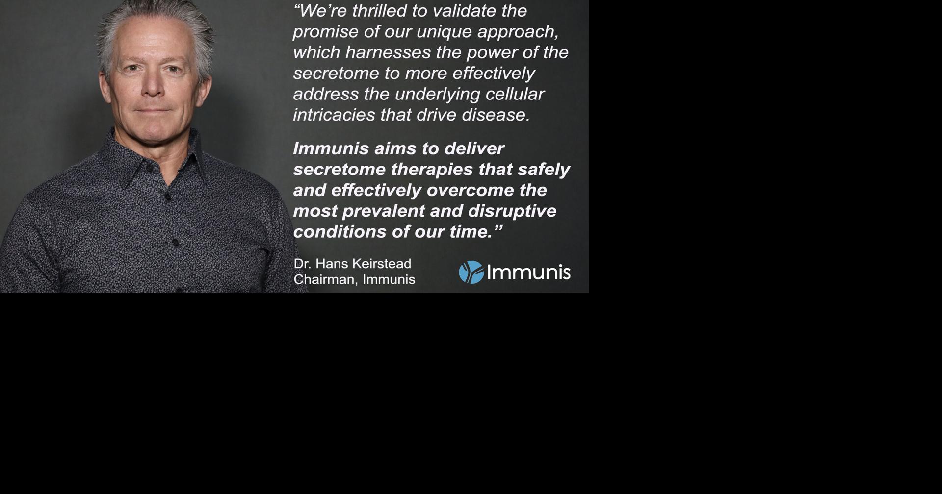 Immunis Announces Preliminary Results from First-Ever Phase 2 Study of ...