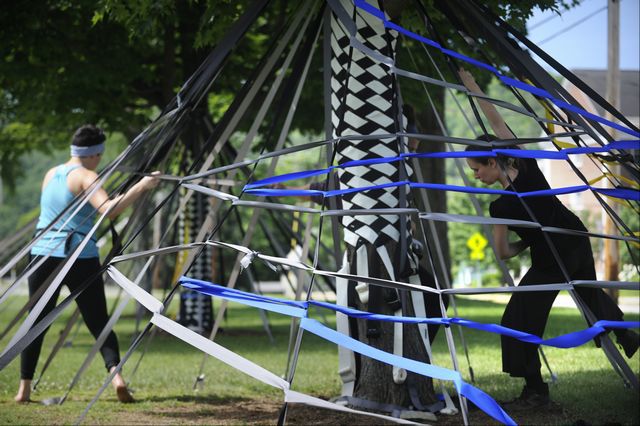 Performance weaves dancing, textiles | | timesargus.com