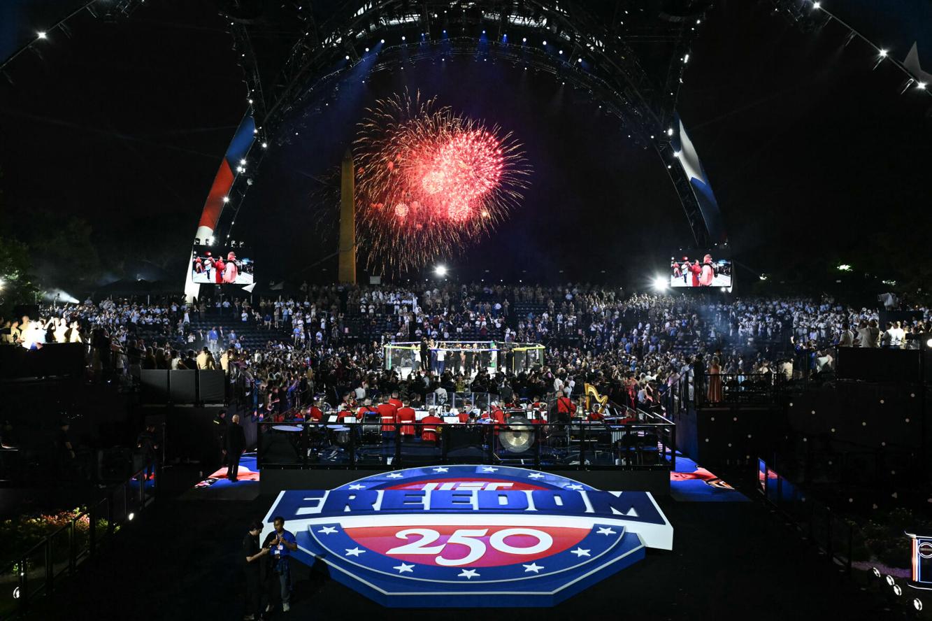 APTOPIX UFC Freedom 250 Trump | National | timesargus.com