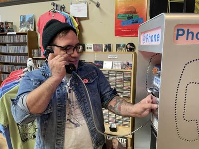 Reach out and touch ... something? Nick Grandchamp repurposed payphone in new art installation ...