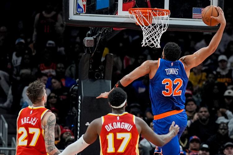 Karl-Anthony Towns scores 36 and Jalen Brunson adds 34 as Knicks hold ...