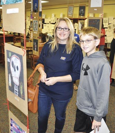 No Bones About It... CCMS students turn library into gallery ...