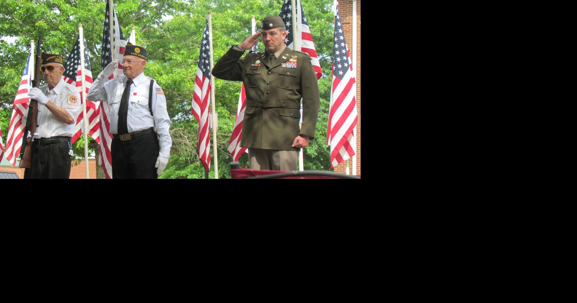 Lyon County legion honor veterans at Memorial Day ceremony ...