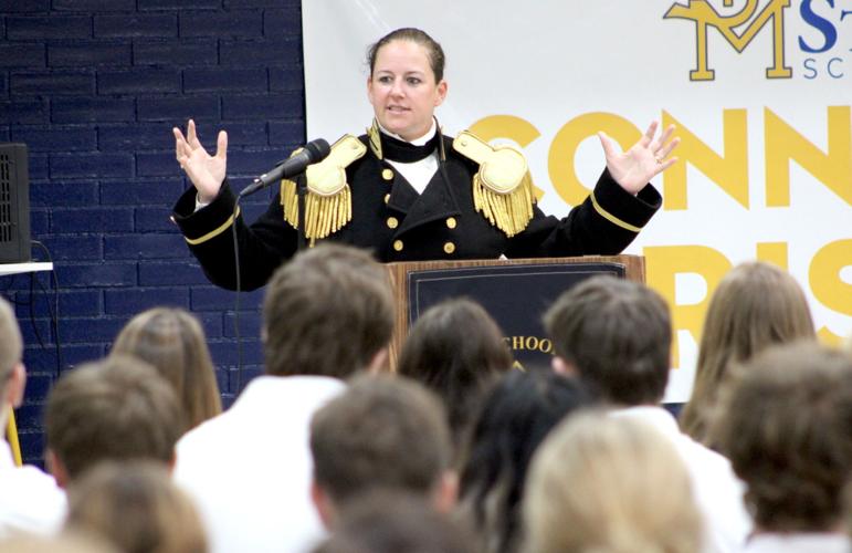 Commander Farrell comes home, shares career story with students | News ...