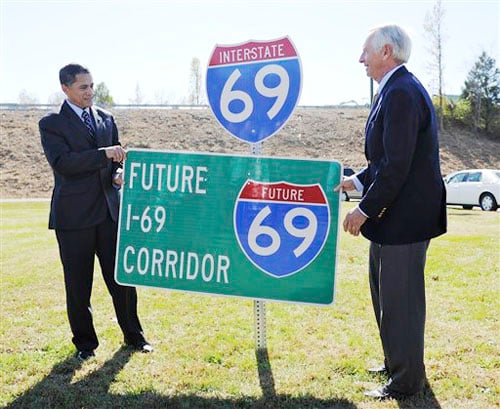 Governor unveils first I-69 corridor | News | timesleader.net