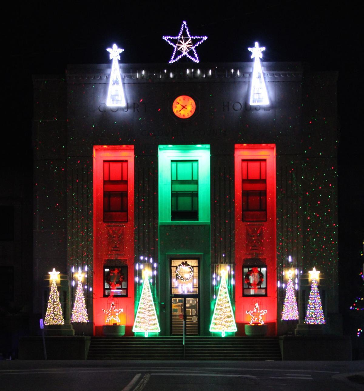Curling builds new holiday decorations for courthouse | News ...