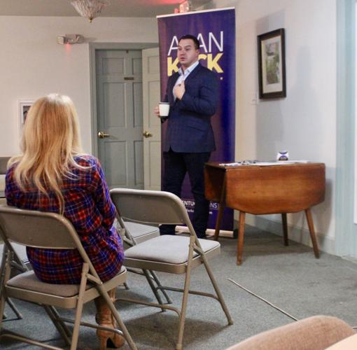 Governor candidate Keck holds town hall, shares platform | News ...