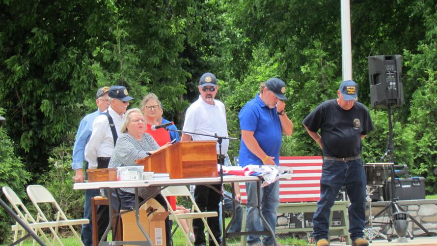 Fredonia Valley Heritage unveils sign after Memorial Day ceremony ...
