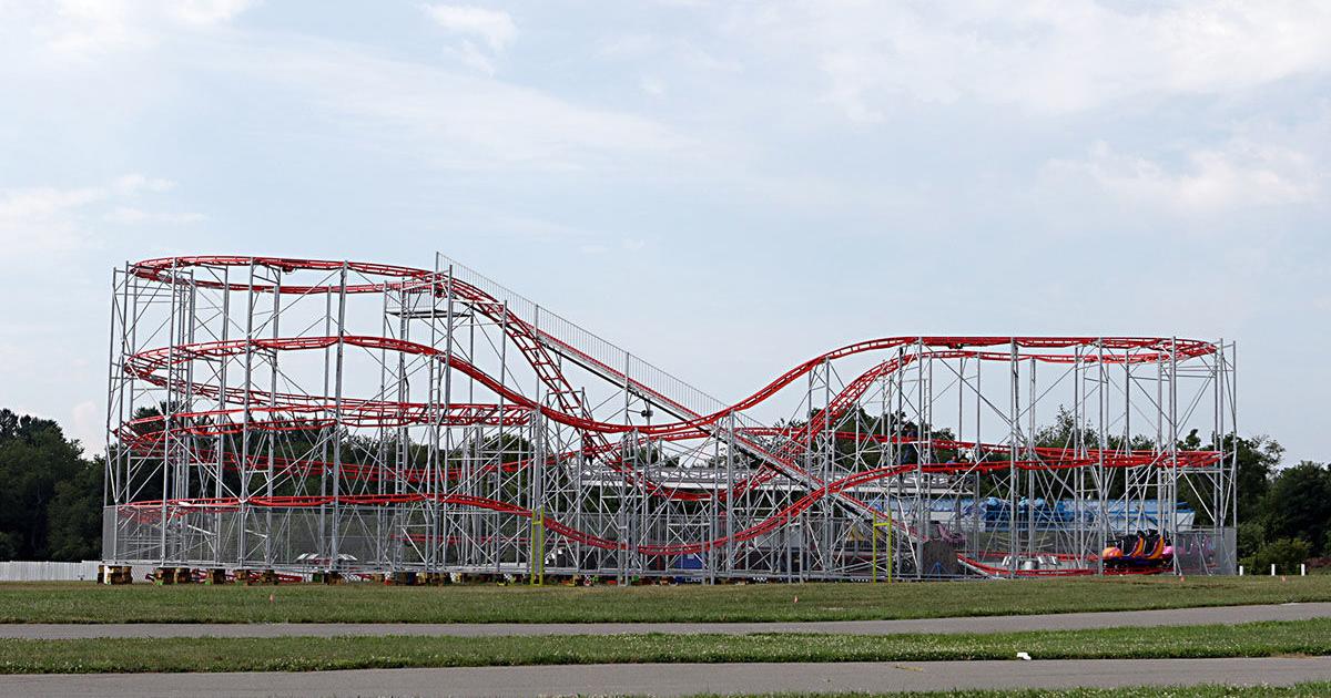 Third-largest portable roller coaster coming to state fair | News ...