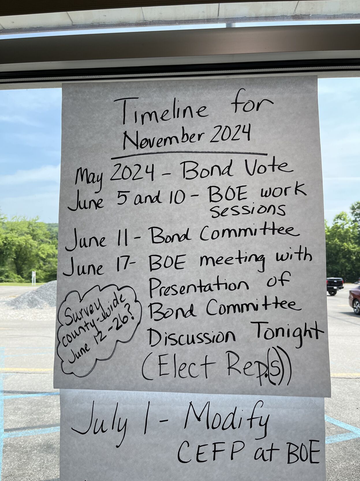 Bond Committee presents Marion County Board of Education with new ...