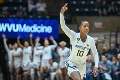Harrison scores career-high 23 points in WVU women victory over Towson ...
