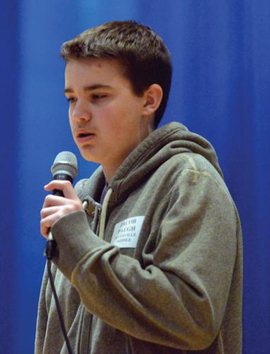 Rivesville eighth-grader Jacob Paugh first in county spelling bee ...