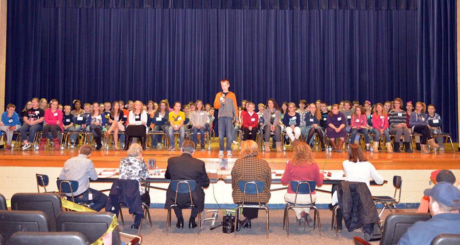 Rivesville eighth-grader Jacob Paugh first in county spelling bee ...