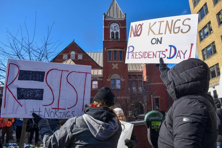 Federal workers, others gather to protest Trump policies in Morgantown ...