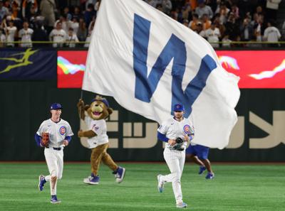 ‘Go Cubs Go’ plays at Tokyo Dome after Cubs’ 4-2 win. Up next: Opening ...