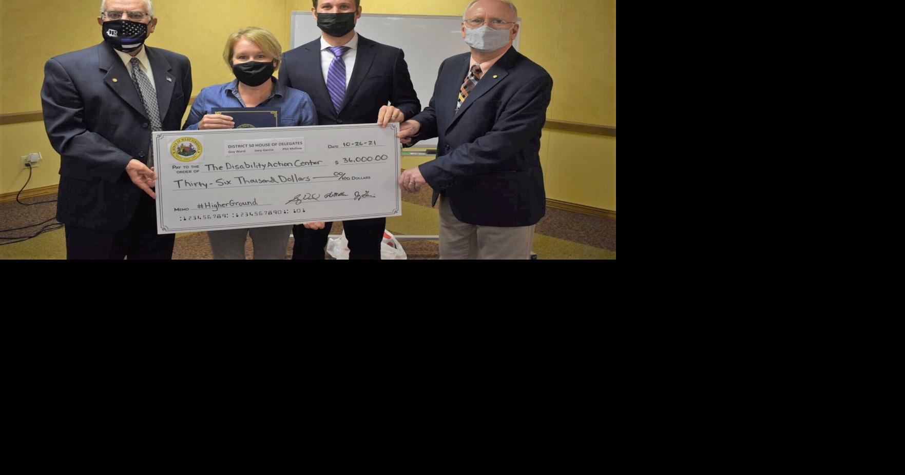 Disability Action Center accepts gift from state delegates | Local News ...