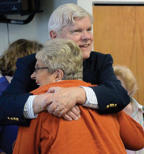 Large crowd gathers to salute John Veasey upon his retirement | News ...