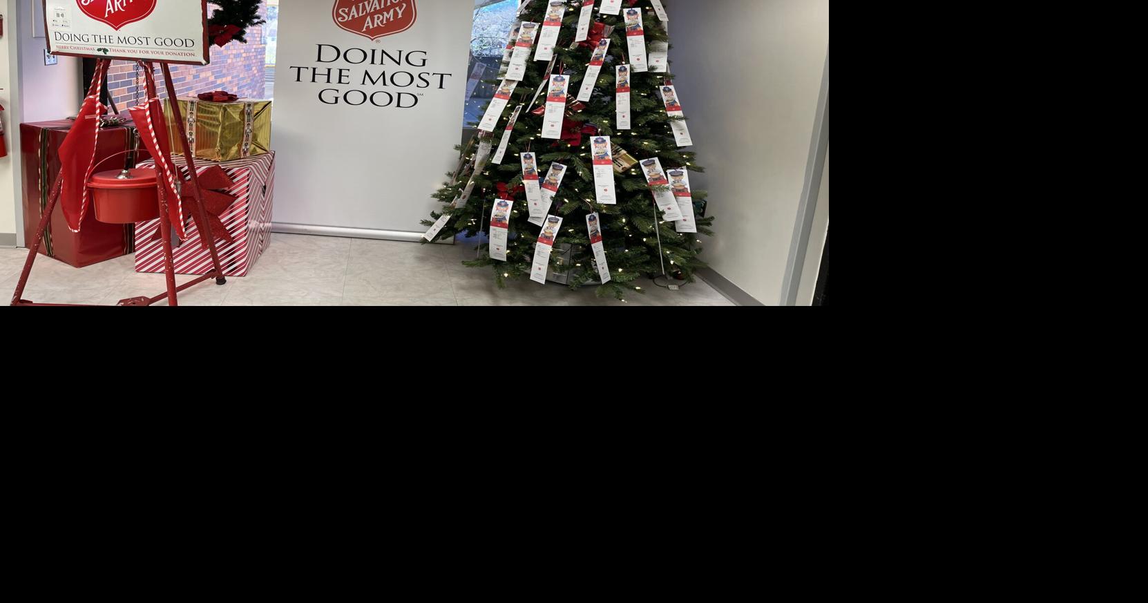 First Salvation Army Angel Tree set up at Fairmont Medical Center ...