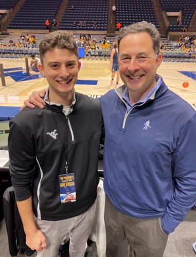 The accidental duo of WVU sports broadcasters Tony Caridi and son ...