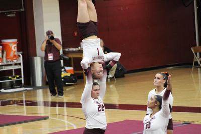 Fairmont State acro-tumbling team falls to Baylor in national ...