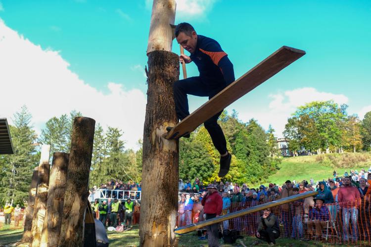 Lumberjack sports celebrate history of West Virginia's logging industry ...