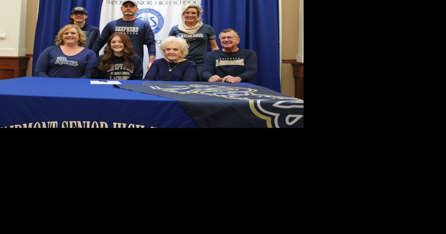 Aubrey Harrison signs with Shepherd University lacrosse | High School ...