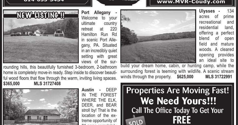 WEEKLY LISTING - PLE | For Sale | tiogapublishing.com