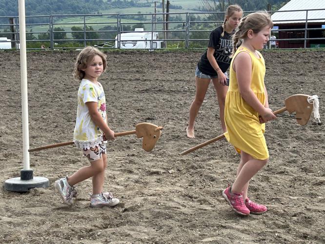 Rain washes out stick horse competition; kids enjoyed pre-storm ...