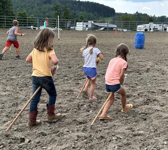 Rain washes out stick horse competition; kids enjoyed pre-storm ...