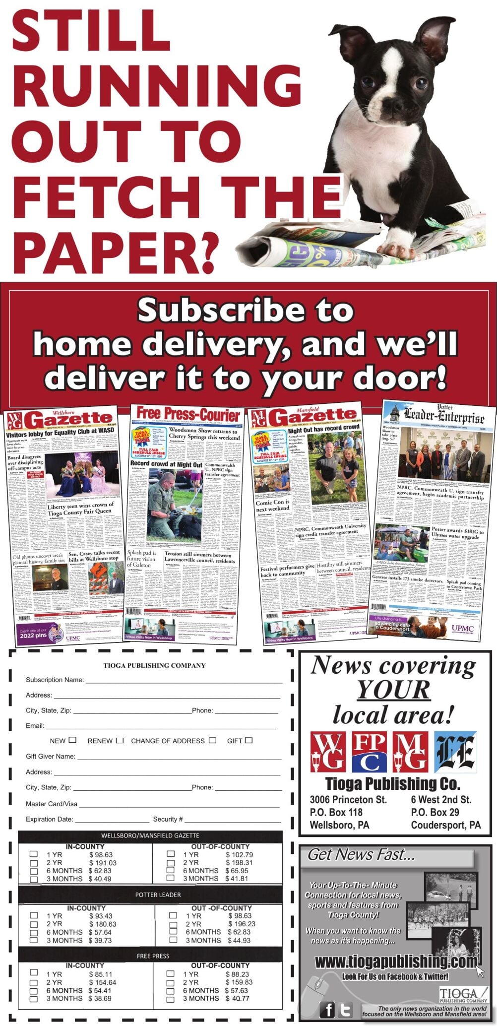 510978 - SUBSCRIPTION AD OCT. 2025 COLOR.pdf | Free Press Courier ...
