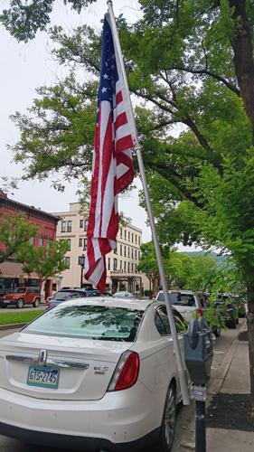 Chamber to exchange wooden flag poles for aluminum | Local ...