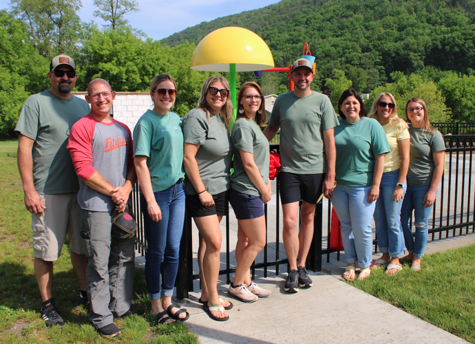 New installation makes a splash in Centertown Park: Galeton Parks & Rec ...