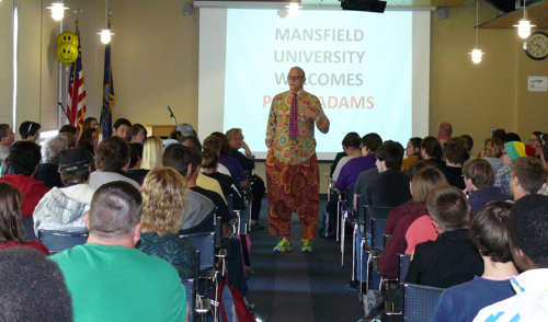Doctor. Clown. Revolutionary: Patch Adams speaks at MU | Living ...