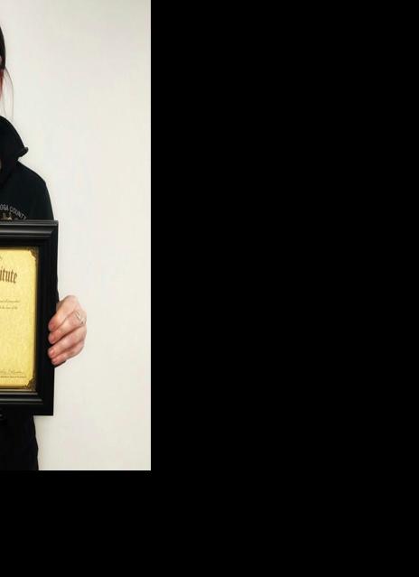 Sheriff Frank Levindoski recognizes Stephanie Boyce for service ...