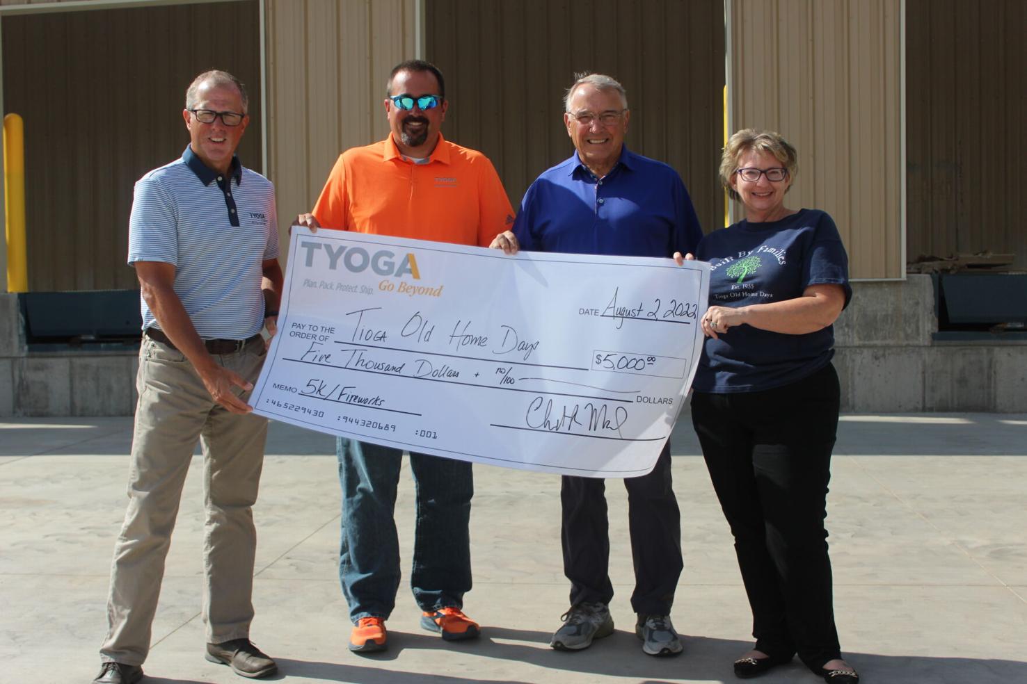 Tyoga Container renovation heads to completion, makes donation | Local ...