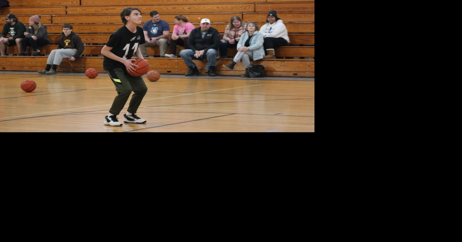 Kids sink baskets at Elks Lodge annual Hoop Shoot | Multimedia ...