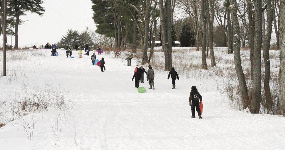 Sled down the hill at the Pithole Cabin Fever Party | News ...