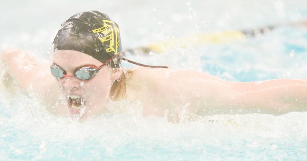 Herman takes sixth place at swimming D-10 Championships, heads to state ...