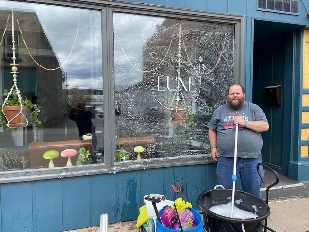 Jeremy Brandon is cleaning up the community, one window at a time ...