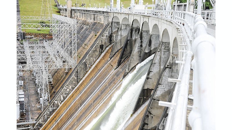 Martin Dam opens spillway gates due to heavy rain, full pool | News ...