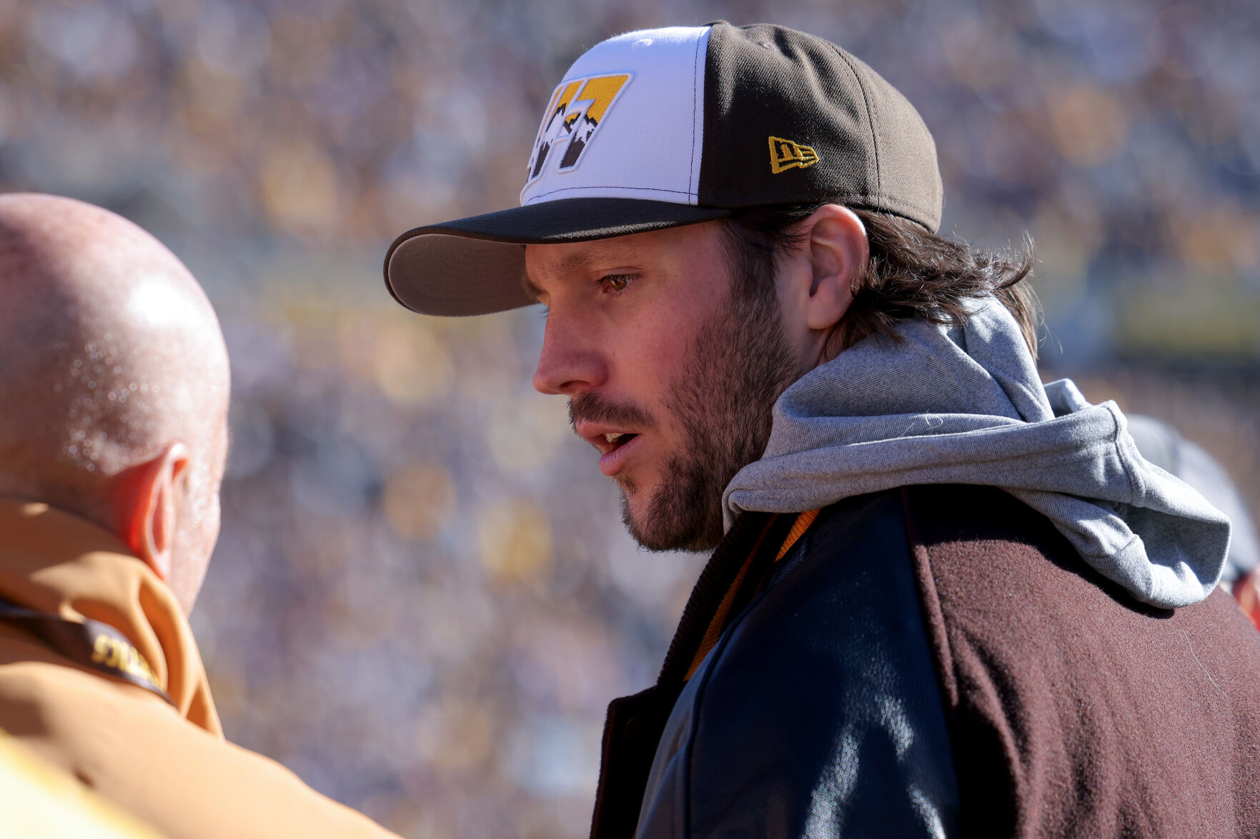 Buffalo Bills quarterback Josh Allen returns to Laramie