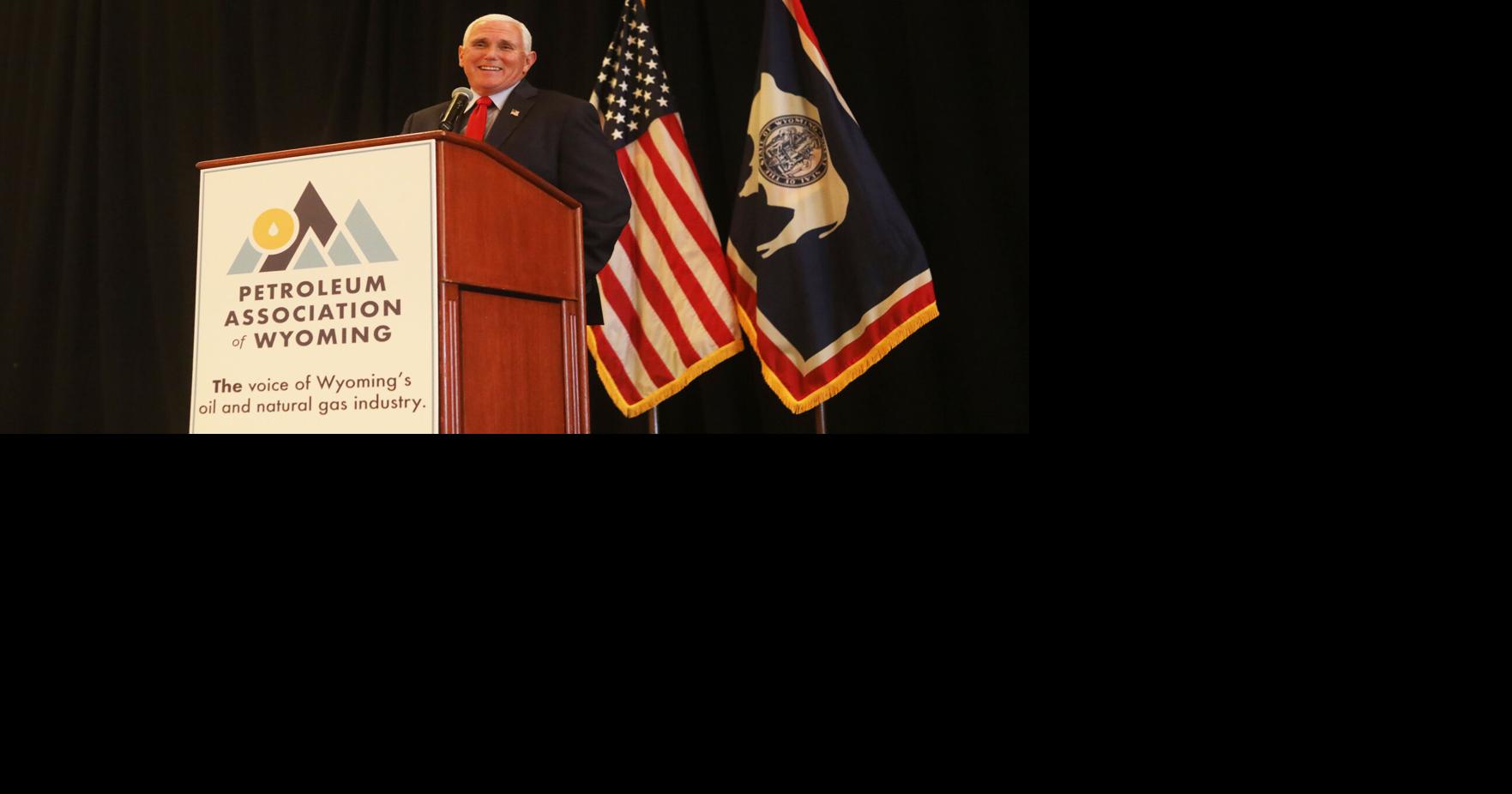 Former VP Pence slams Biden energy policies during Wyoming appearance